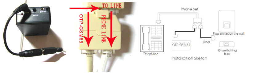 OTP-GSM85 GSM telephone interceptor & Room Monitor - One Tech ...